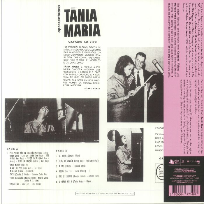 Tania MARIA - Apresentamos Vinyl at Juno Records.