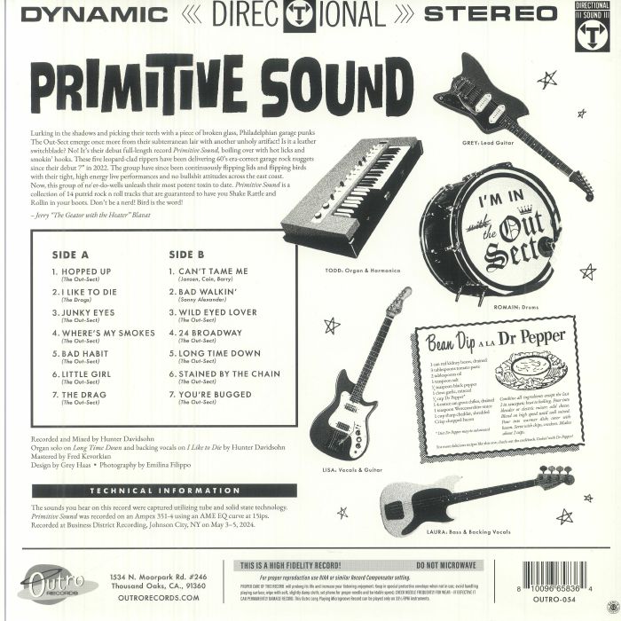 The OUT SECT - Primitive Sound Vinyl at Juno Records.