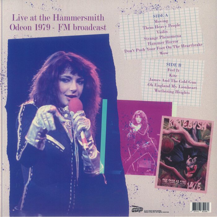Kate BUSH - Oh England: Live At The Hammersmith Odeon 1979 FM Broadcast ...