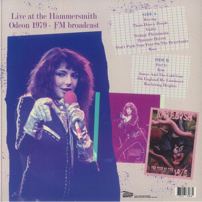 Kate BUSH - Oh England: Live At The Hammersmith Odeon 1979 FM Broadcast ...