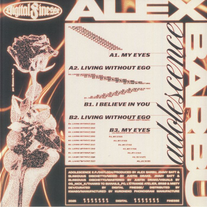 Alex BARBU - Adolescence EP Vinyl at Juno Records.