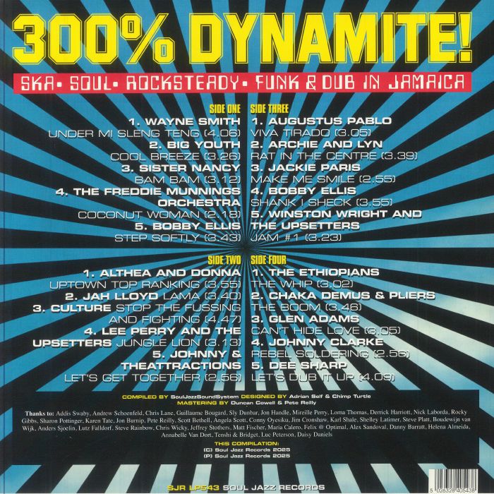 VARIOUS - Soul Jazz Records Presents 300% Dynamite! Ska Soul Rocksteady ...