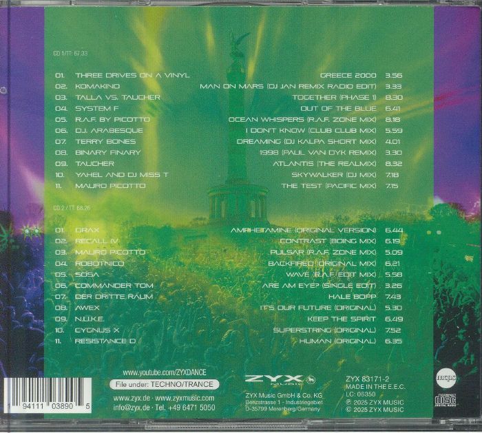 VARIOUS - Techno & Trance Classics Der 90er Vol 3 CD at Juno Records.