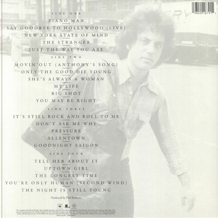 Billy JOEL - Greatest Hits Volume I & Volume II (reissue) Vinyl at Juno ...