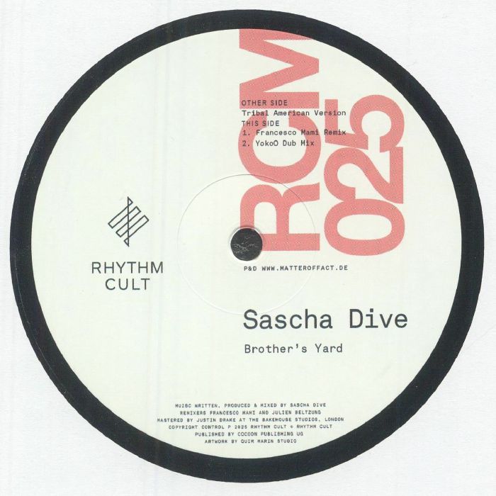 Sascha DIVE - Brothers Yard Vinyl at Juno Records.