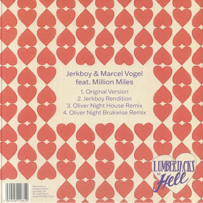 JERK BOY/MARCEL VOGEL feat MILLION MILES - Real Love Vinyl at Juno Records.