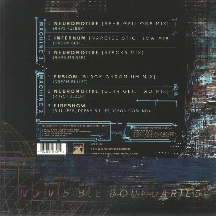 Bill LEEB - Machine Vision Vinyl at Juno Records.