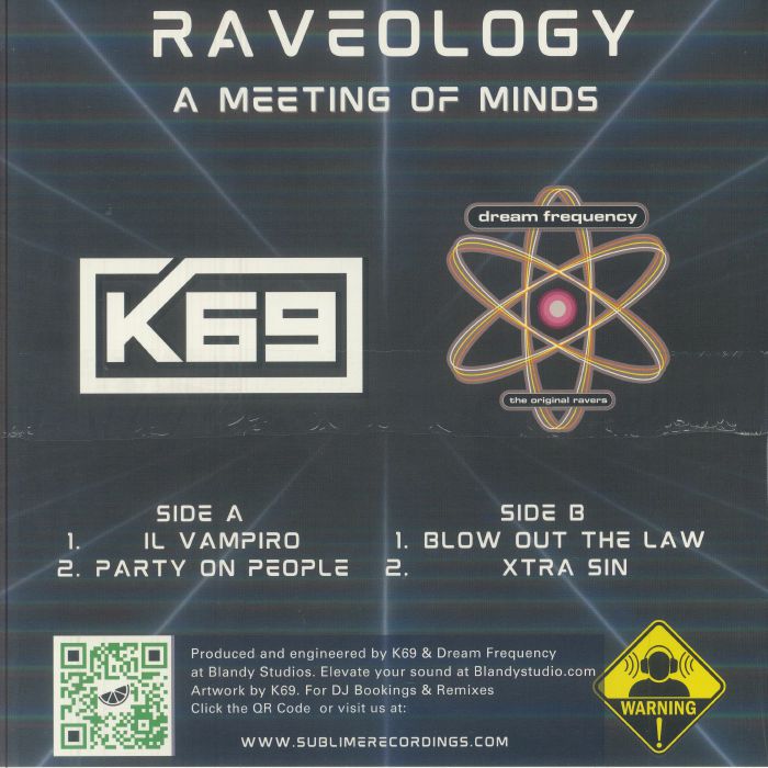 K69/DREAM FREQUENCY - Raveology A Meeting Of Minds Vinyl at Juno Records.