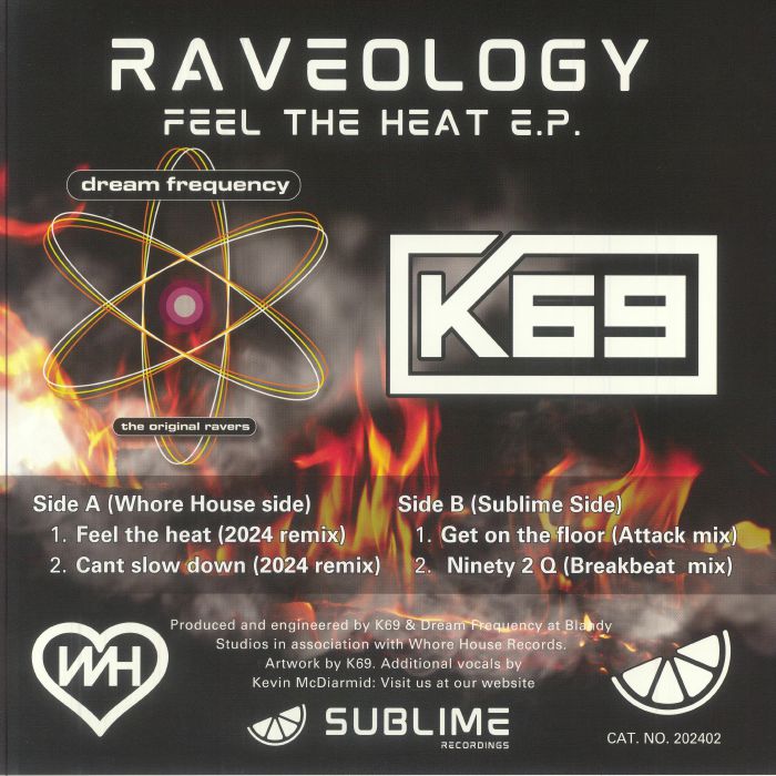 K69/DREAM FREQUENCY - Raveology: Feel The Heat EP Vinyl at Juno Records.