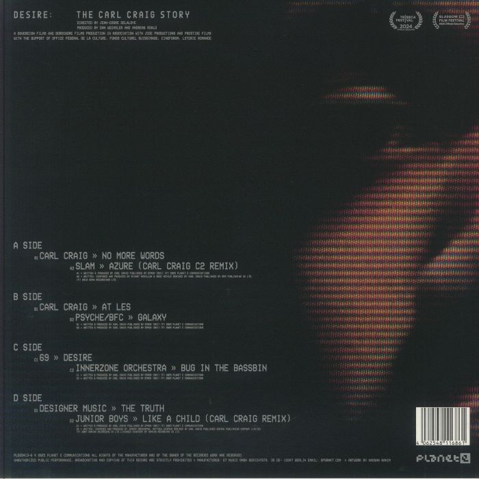 Carl CRAIG/VARIOUS - Desire: The Carl Craig Story (Soundtrack) Vinyl at ...