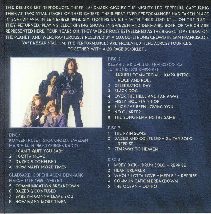 LED ZEPPELIN - Live '69 & '73 CD at Juno Records.