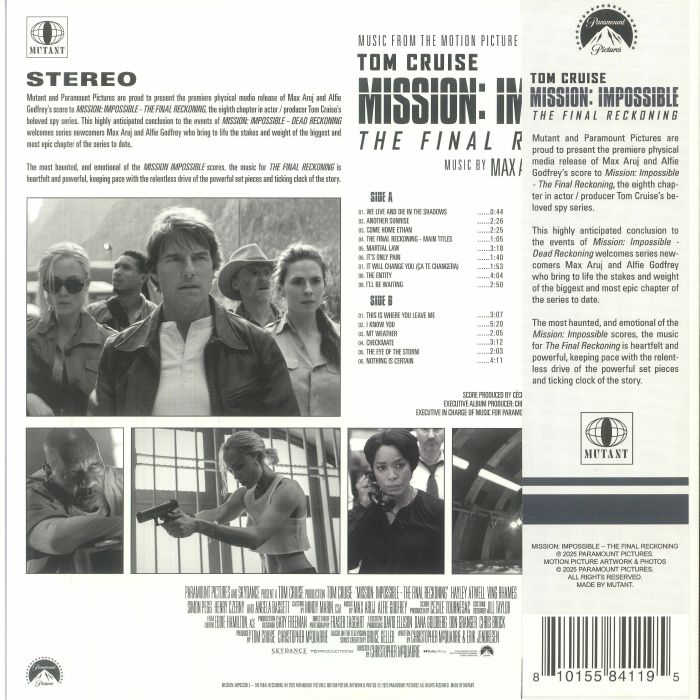 Max ARUJ/ALFIE GODFREY - Mission: Impossible The Final Reckoning ...