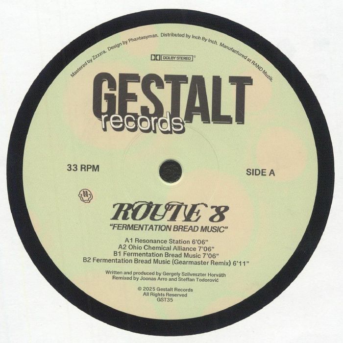 ROUTE 8 - Fermentation Bread Music Vinyl at Juno Records.