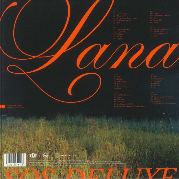 SZA - SOS Deluxe: Lana Vinyl at Juno Records.