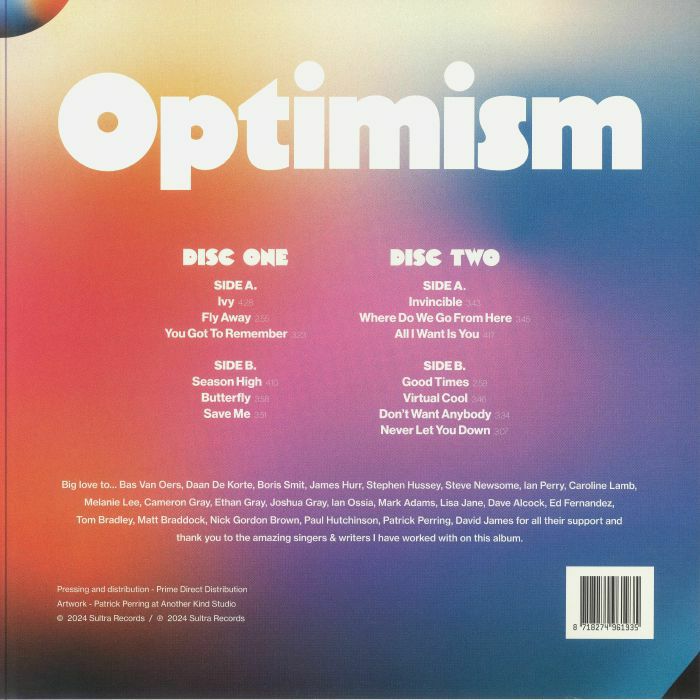 Michael GRAY - Optimism (B-STOCK) Vinyl at Juno Records.