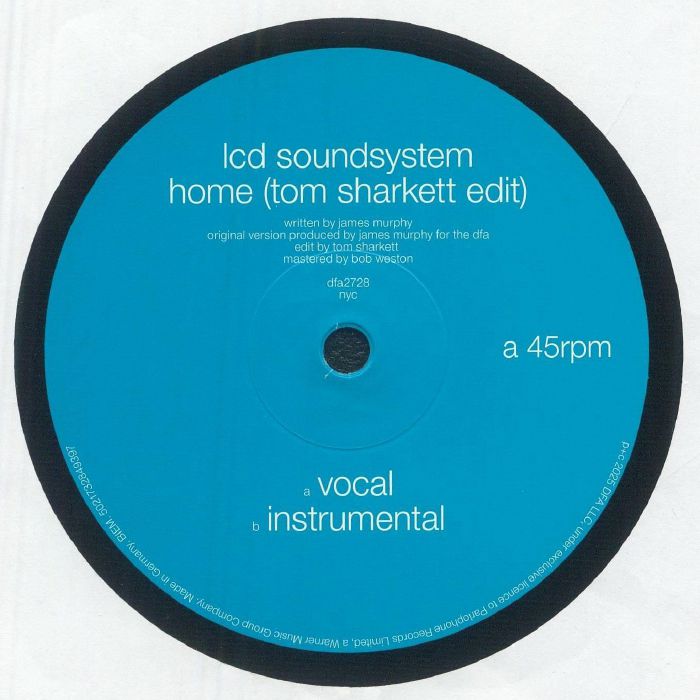 LCD SOUNDSYSTEM - Home (Tom Sharkett edits) Vinyl at Juno Records.