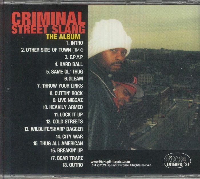 KILLIN' FIELD - Criminal Street Slang: The Album (reissue) CD at Juno ...