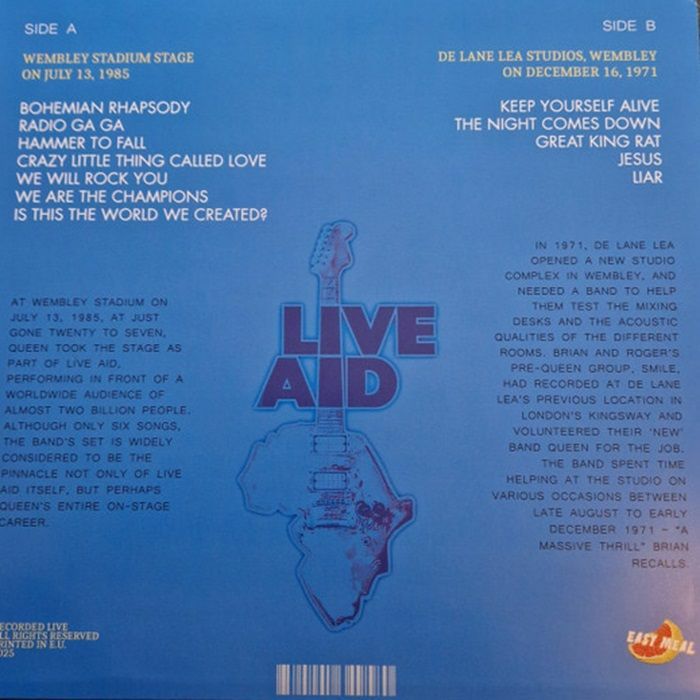 QUEEN - Live Aid Vinyl at Juno Records.