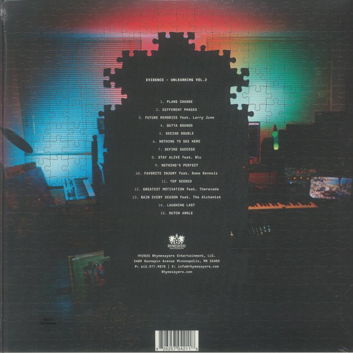 EVIDENCE - Unlearning Vol 2 Vinyl at Juno Records.