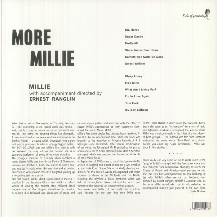 MILLIE - More Millie Vinyl at Juno Records.