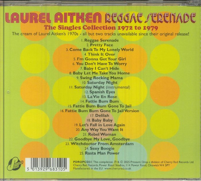 Laurel AITKEN - Reggae Serenade: The Singles Collection 1972 - 79 CD at ...