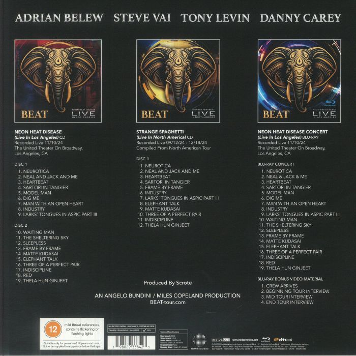 BEAT - Live (Deluxe) CD at Juno Records.