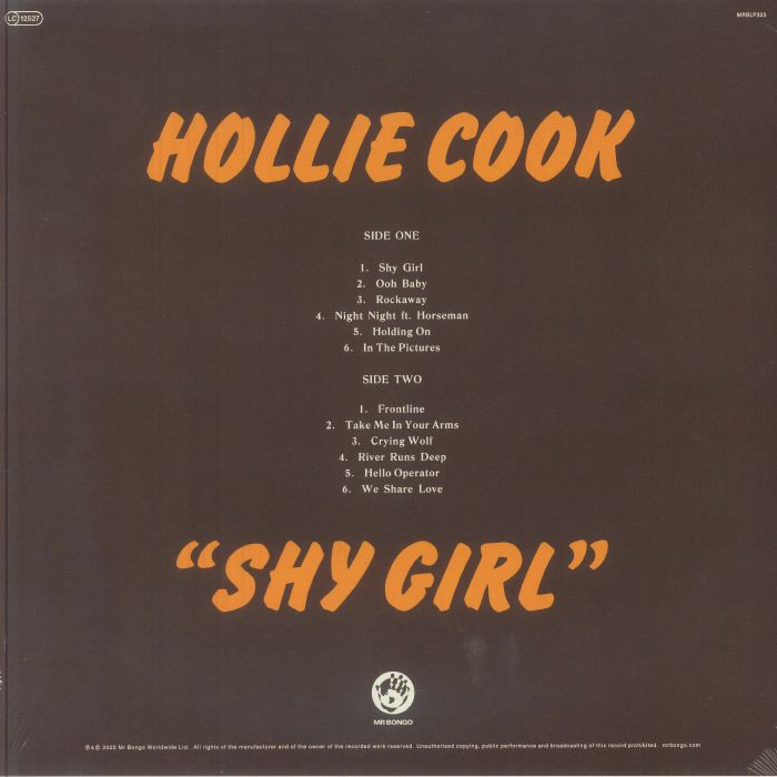 Hollie COOK - Shy Girl Vinyl at Juno Records.
