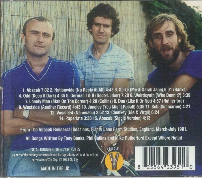 GENESIS - The Abacab Sessions CD at Juno Records.