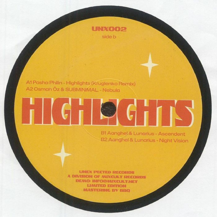 Pasha PHILIN/OSMAN OZ/SUBMINIMAL/AANGHEL/LUNARIUS - Highlights Vinyl at ...