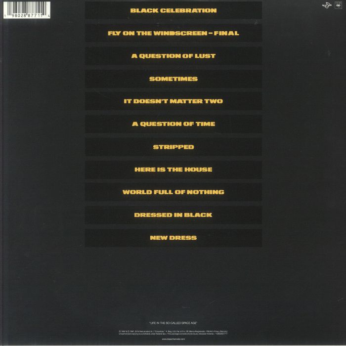 DEPECHE MODE - Black Celebration (reissue) Vinyl at Juno Records.