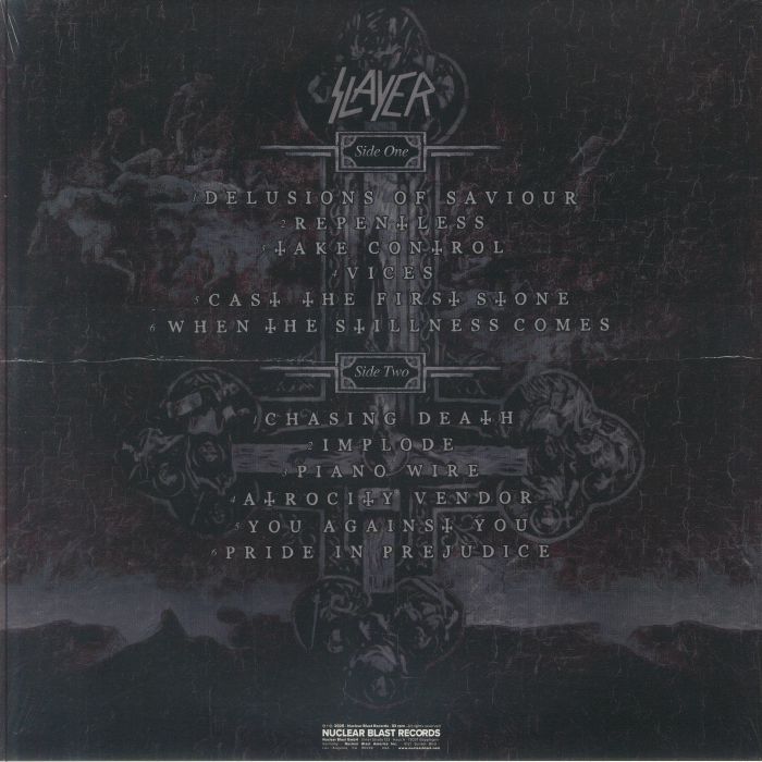 SLAYER - Repentless (10th Anniversary Edition) Vinyl at Juno Records.