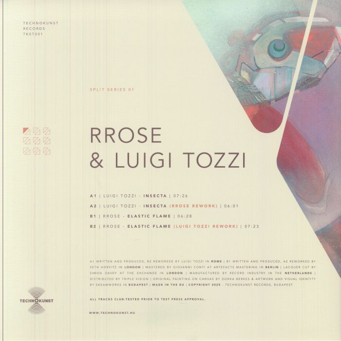 RROSE/LUIGI TOZZI - Split Series 01 Vinyl at Juno Records.