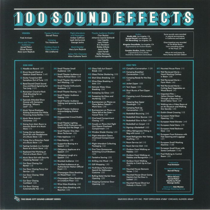 Fred ARMISEN - 100 Sound Effects Vinyl at Juno Records.