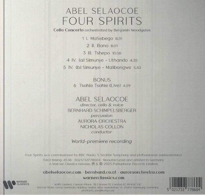 Abel SELAOCOE - Four Spirits CD at Juno Records.