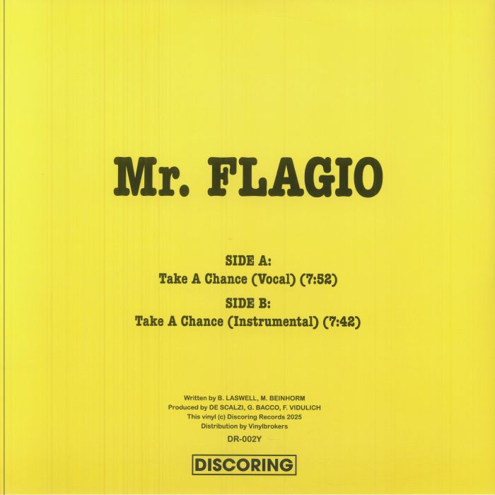 MR FLAGIO - Take A Chance (reissue) Vinyl at Juno Records.