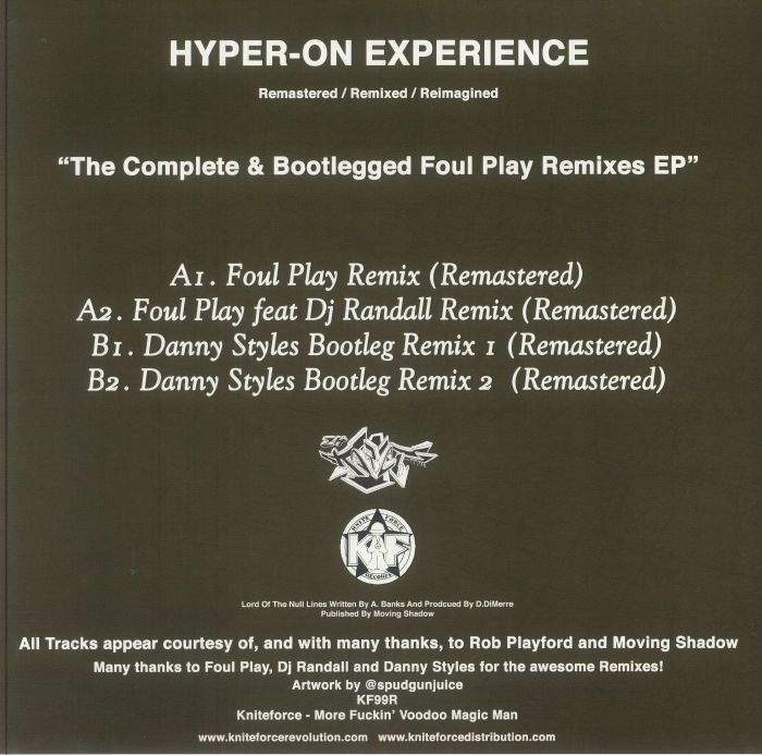 HYPER ON EXPERIENCE - Lords Of The Null Lines (remixes) Vinyl at Juno ...