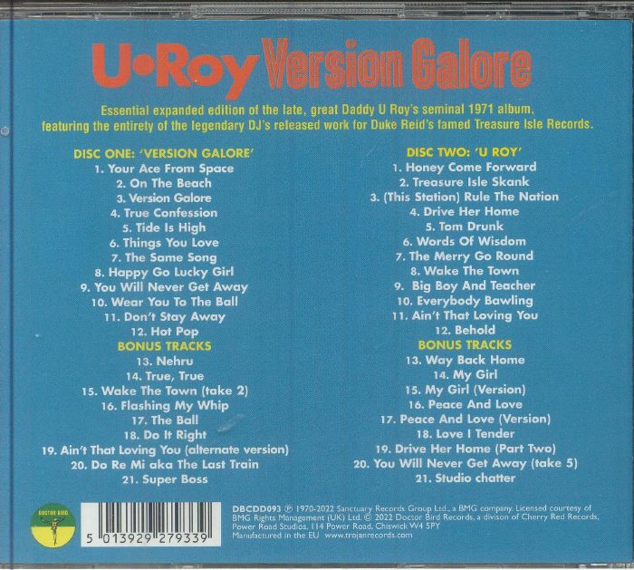 U ROY - Version Galore CD at Juno Records.
