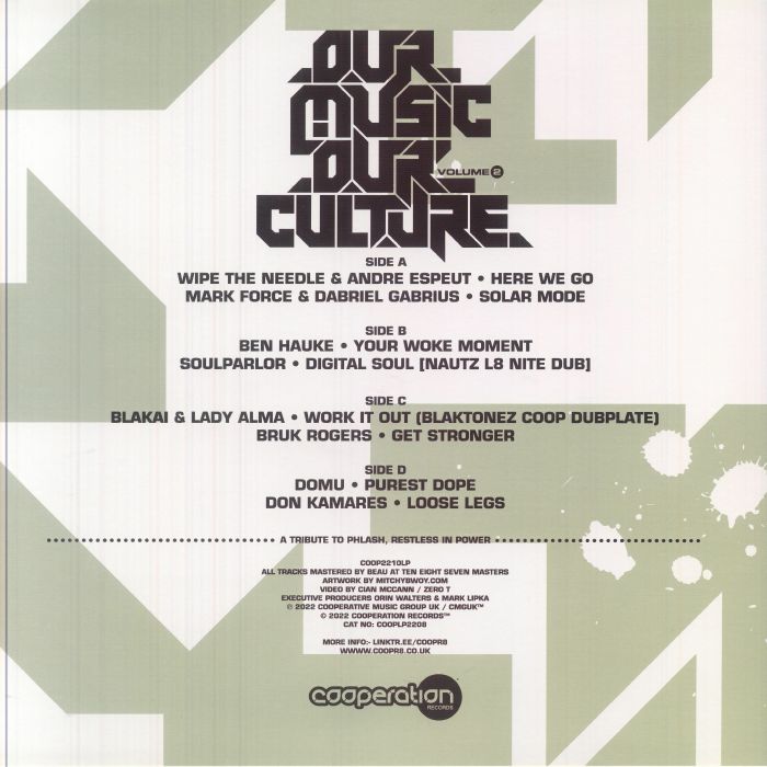 VARIOUS - Our Music Our Culture: Volume 2 (reissue) Vinyl at Juno Records.