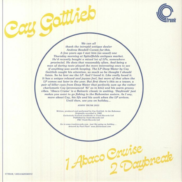 Cay GOTTLIEB - Abaco Cruise Vinyl at Juno Records.