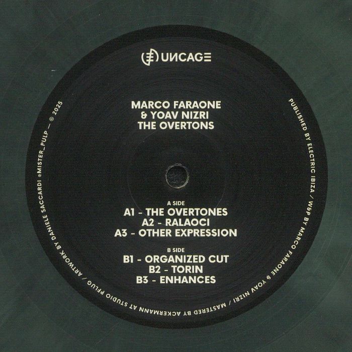 Marco FARAONE/YOAV NIZRI - Overtons EP Vinyl at Juno Records.