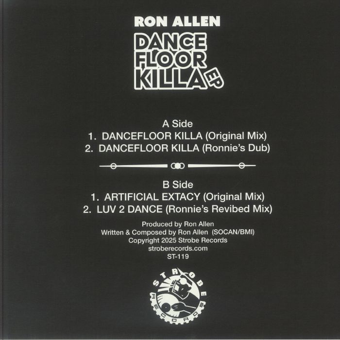 Ron ALLEN - Dancefloor Killa EP Vinyl at Juno Records.