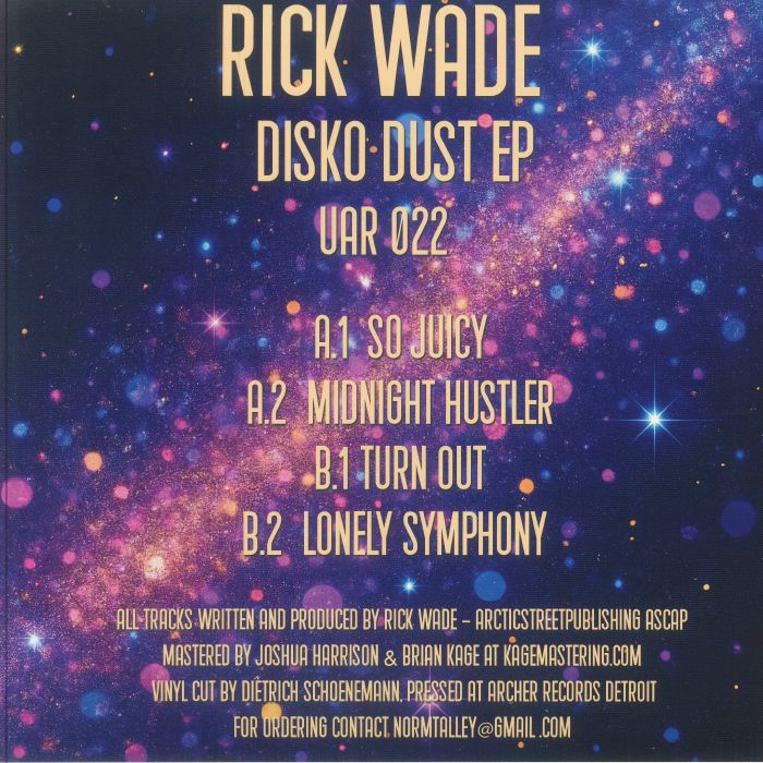 Rick WADE - Disko Dust EP Vinyl at Juno Records.