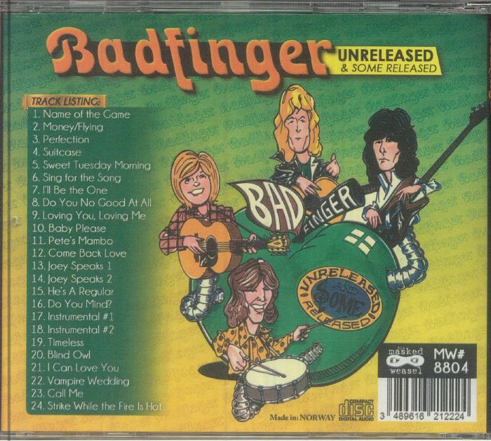 BADFINGER - Unreleased & Some Released CD at Juno Records.