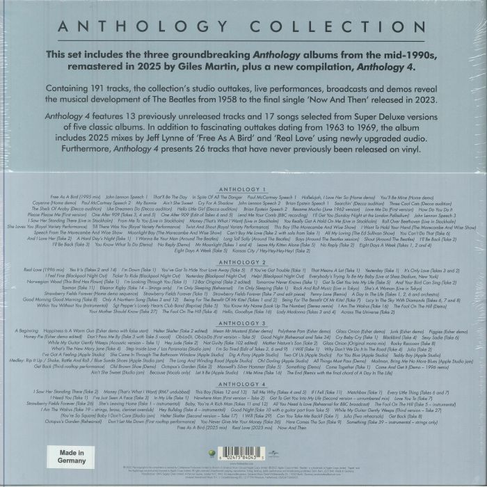 The BEATLES - Anthology Collection (2025 Edition) Vinyl at Juno Records.
