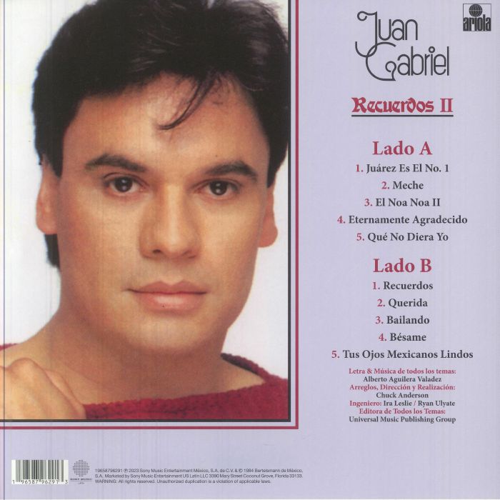 Juan GABRIEL - Recuerdos II (reissue) Vinyl at Juno Records.