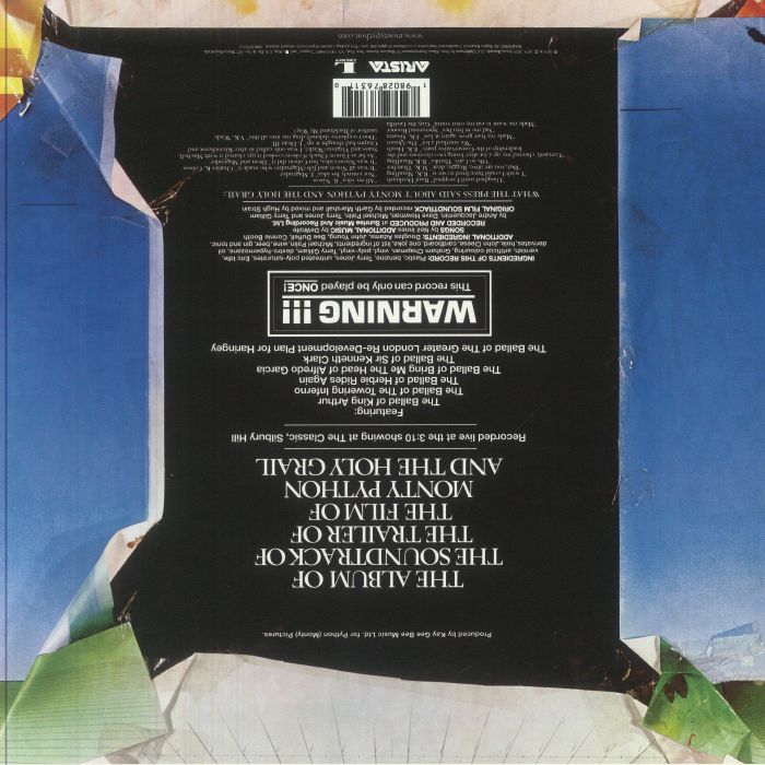MONTY PYTHON - The Album Of The Soundtrack Of The Trailer Of The Film ...