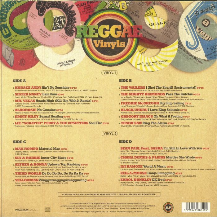 VARIOUS - Reggae Vinyls (remastered) Vinyl at Juno Records.