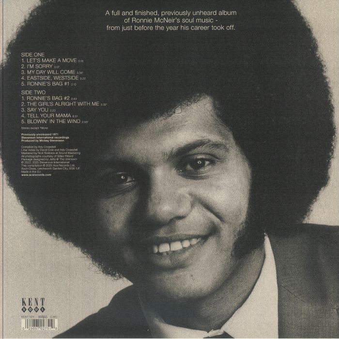 Ronnie McNEIR - Makes A Move Vinyl at Juno Records.