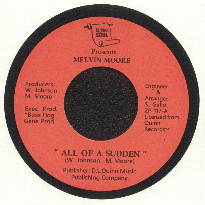 Melvin MOORE - All Of A Sudden Vinyl at Juno Records.