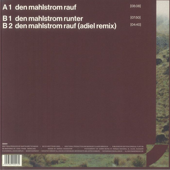 ACID PAULI - Den Mahlstrom Rauf Vinyl at Juno Records.